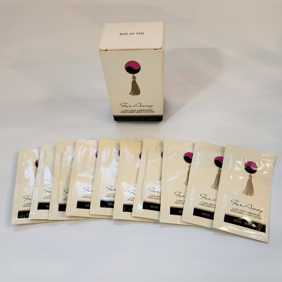 Avon | Bath & Body | Vintage Avon Far Away Perfumed Body Lotion Packets ...